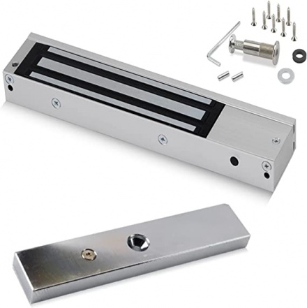 Slimline Magnetic door lock Brackets Access Control & Automatic Door ...