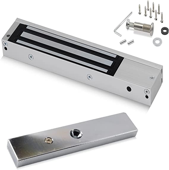 Slimline Magnetic Door lock Maglocks Single Access Control & Automatic ...