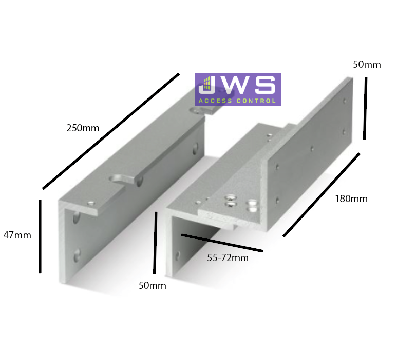 Slimline Magnetic Door lock Maglocks Single Access Control & Automatic ...