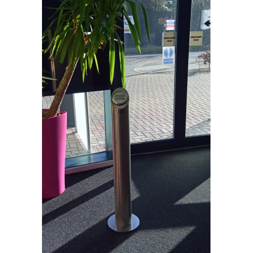 Stainless Steel mounting post for Push Pads, Keypads etc Access Control ...