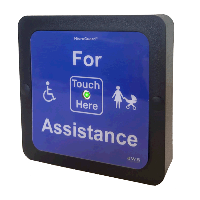 JWS Square Touch For Help DDA Alerter DDATOUCH-P Access Control ...