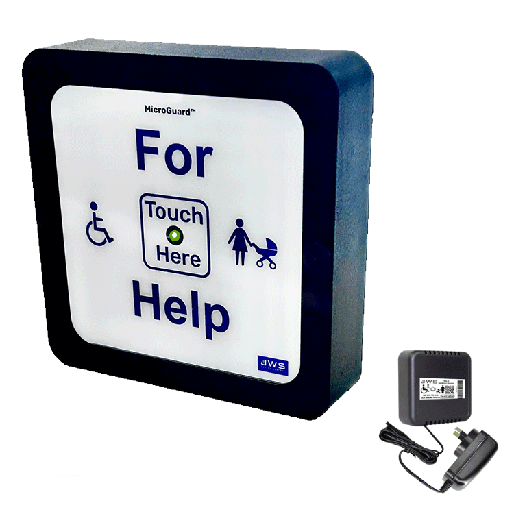 JWS Square Touch For Help DDA Alerter DDATOUCH Access Control ...