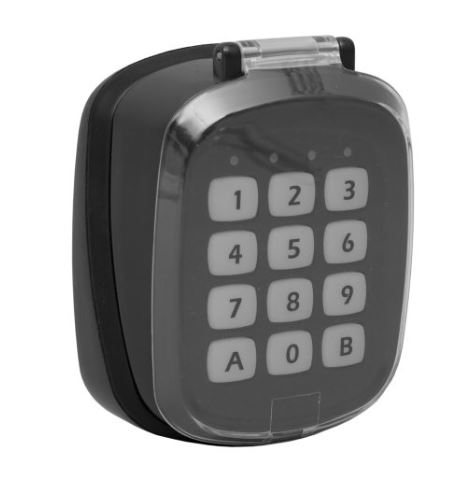 Wireless Keypad, Rated IP54 (Internal or External) Access Control ...